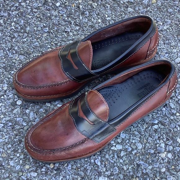 G.H. Bass & Co. | Shoes | Gh Bass Kennebec Weejuns Brown Black Leather ...